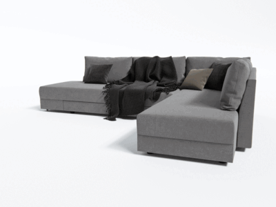 Canapea de Colț Extensibilă Corner Sofa Light Chisinau | Moldova