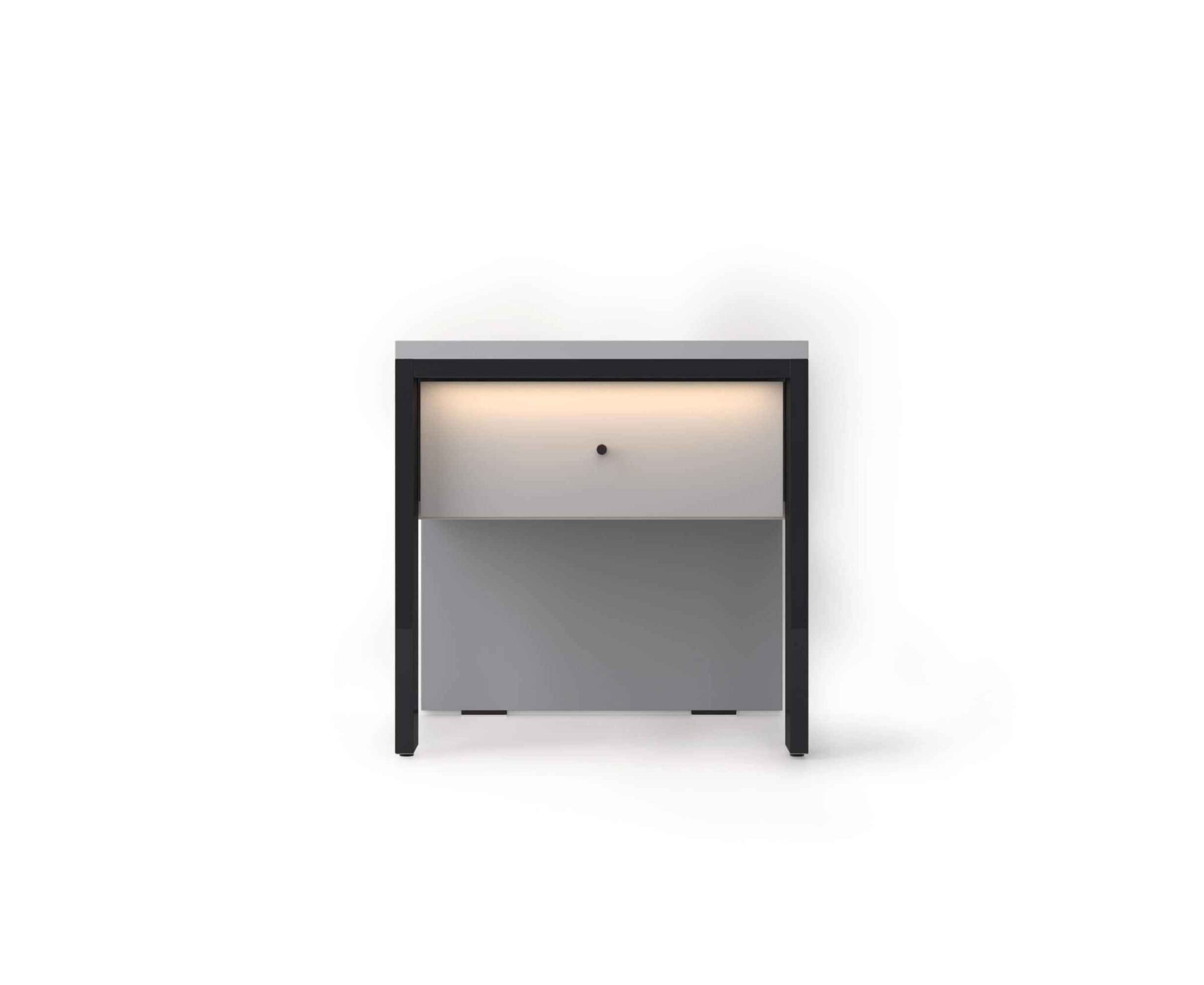 Noptiera Clay Grey cu Iluminare set 2 buc. - Livrare gratuita în Moldova